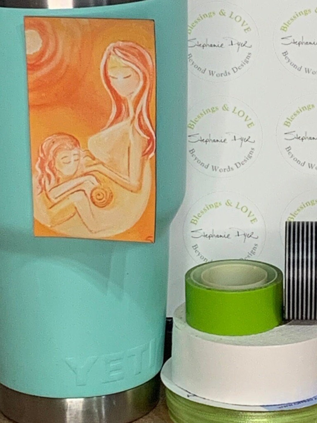 Mother & Child Refrigerator Magnet | Pregnancy Maternity Art | Midwife ...