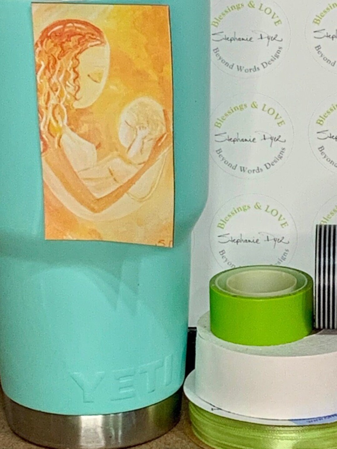 Mother and Child Art | Refrigerator Magnet | Newborn Print | Maternity ...