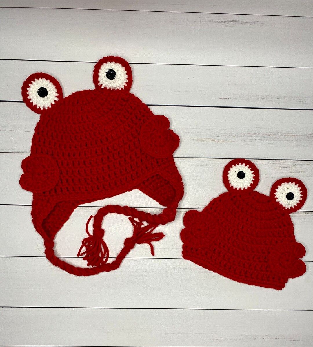 Crochet Crab Beanie: Acrylic Baby Hat, Photo Prop - Etsy