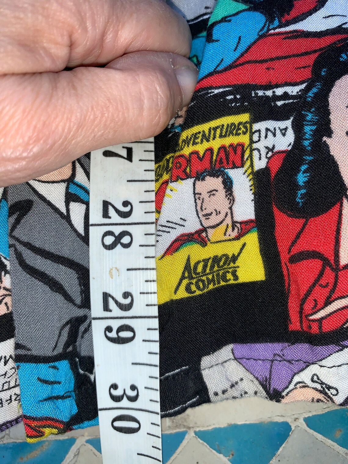 90's SUPERMAN Comic Print Bowling Shirt Warner Brothers - Etsy