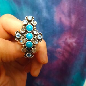NICKY BUTLER Limited Edition Raj Collection Ring TURQUOISE - Etsy UK