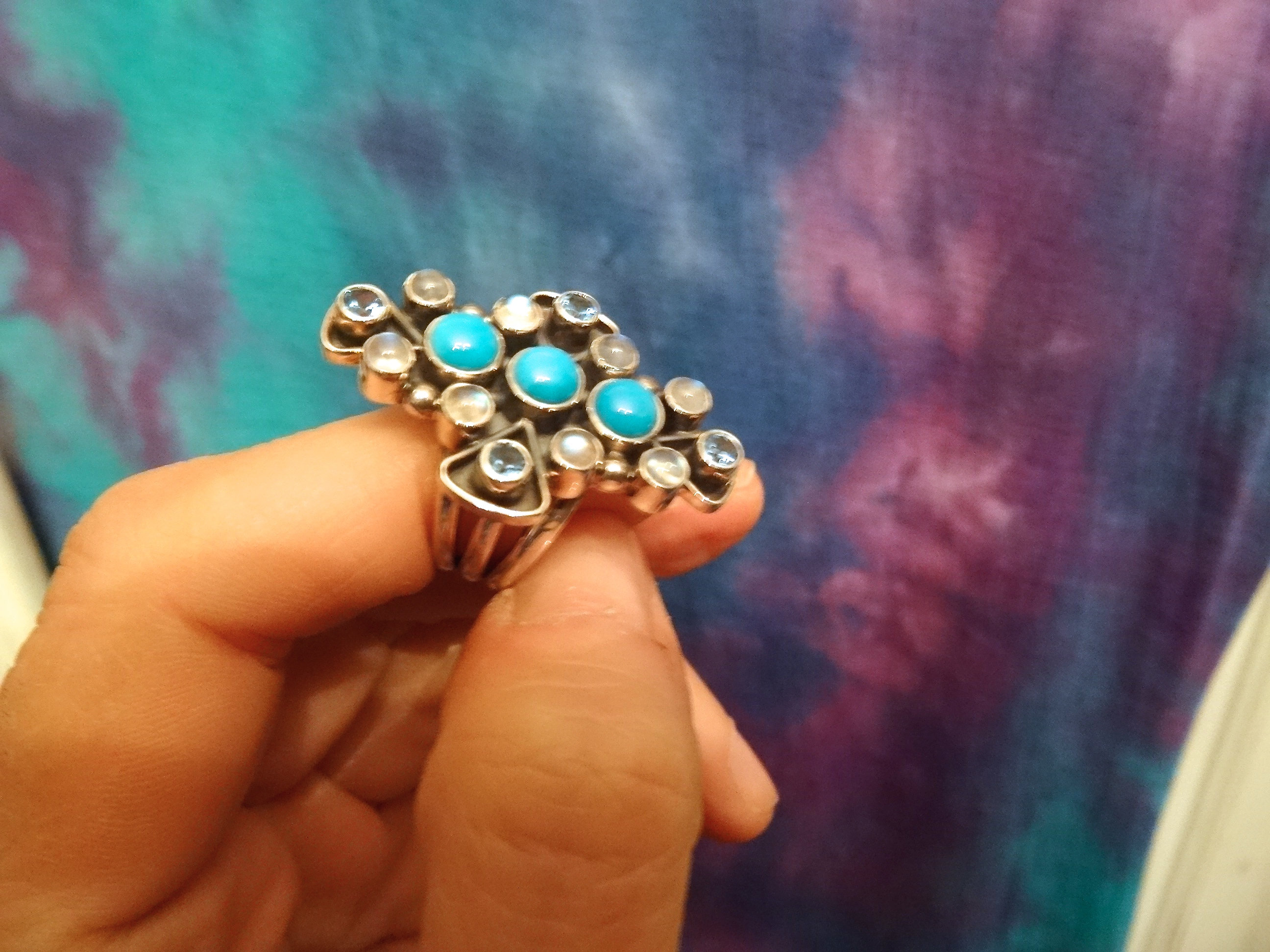 NICKY BUTLER Limited Edition Raj Collection Ring TURQUOISE - Etsy UK