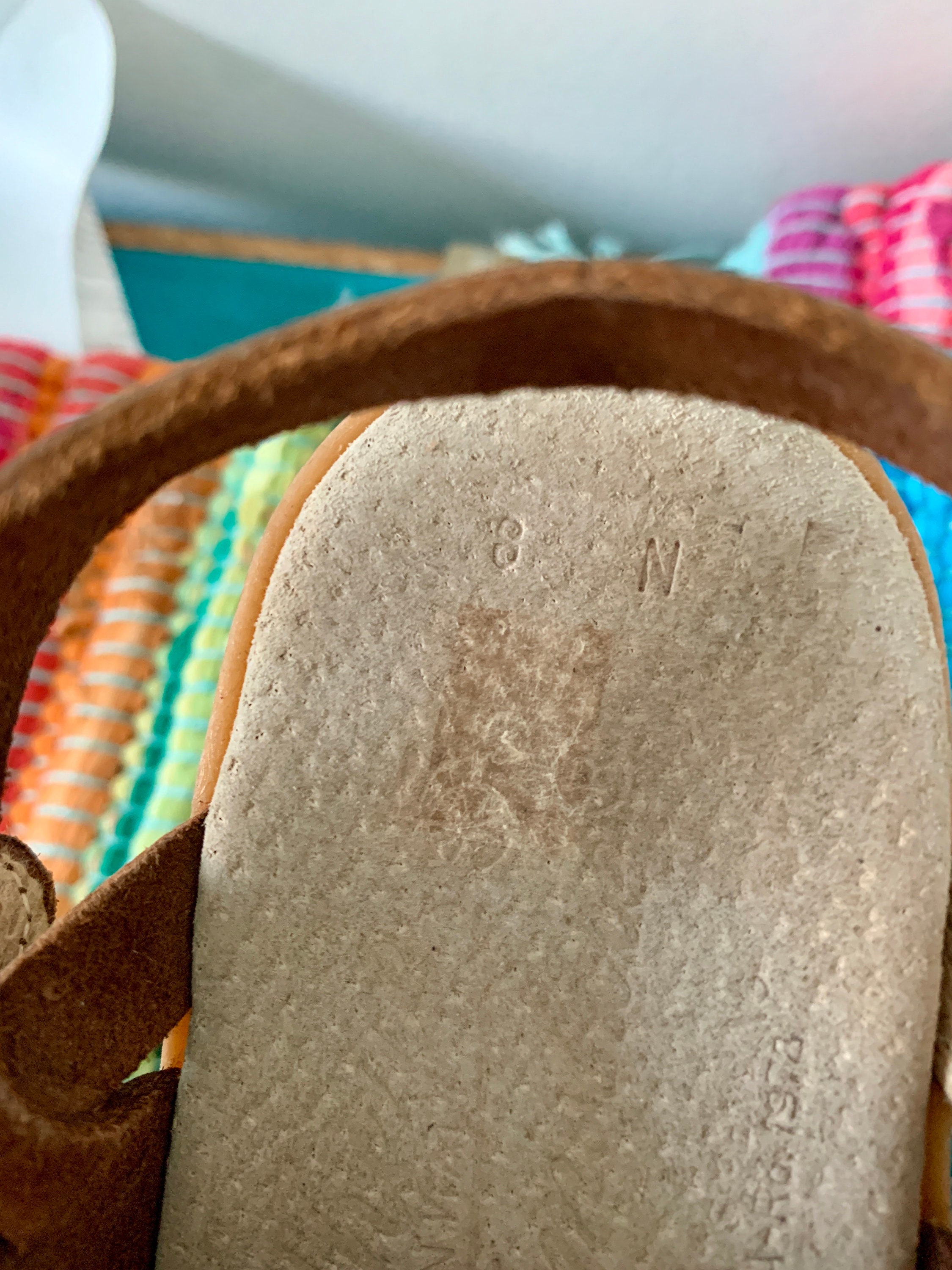 70s/80s FAMOLARE "hi There" WAVY SOLE Leather Wedge Sandal - Etsy