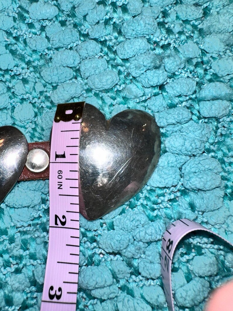 Mary Rita Padillo NAVAJO STERLING Silver Heart CONCHO Belt - Etsy