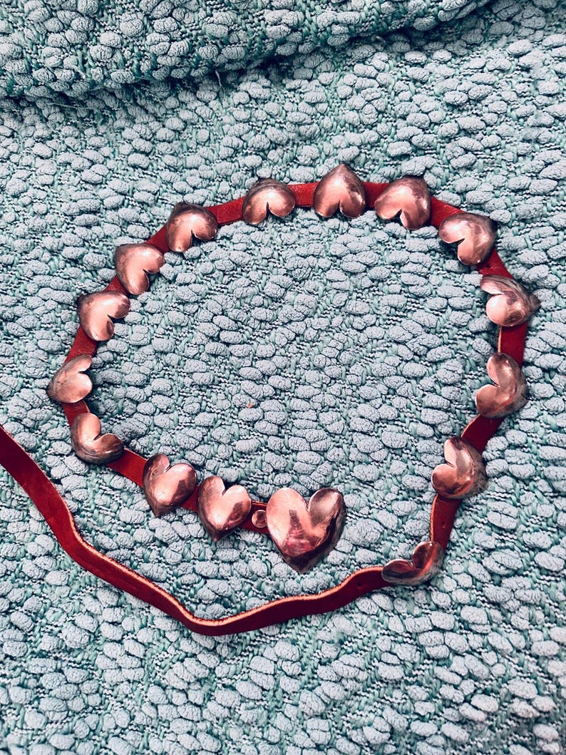 Mary Rita Padillo NAVAJO STERLING Silver Heart CONCHO Belt - Etsy