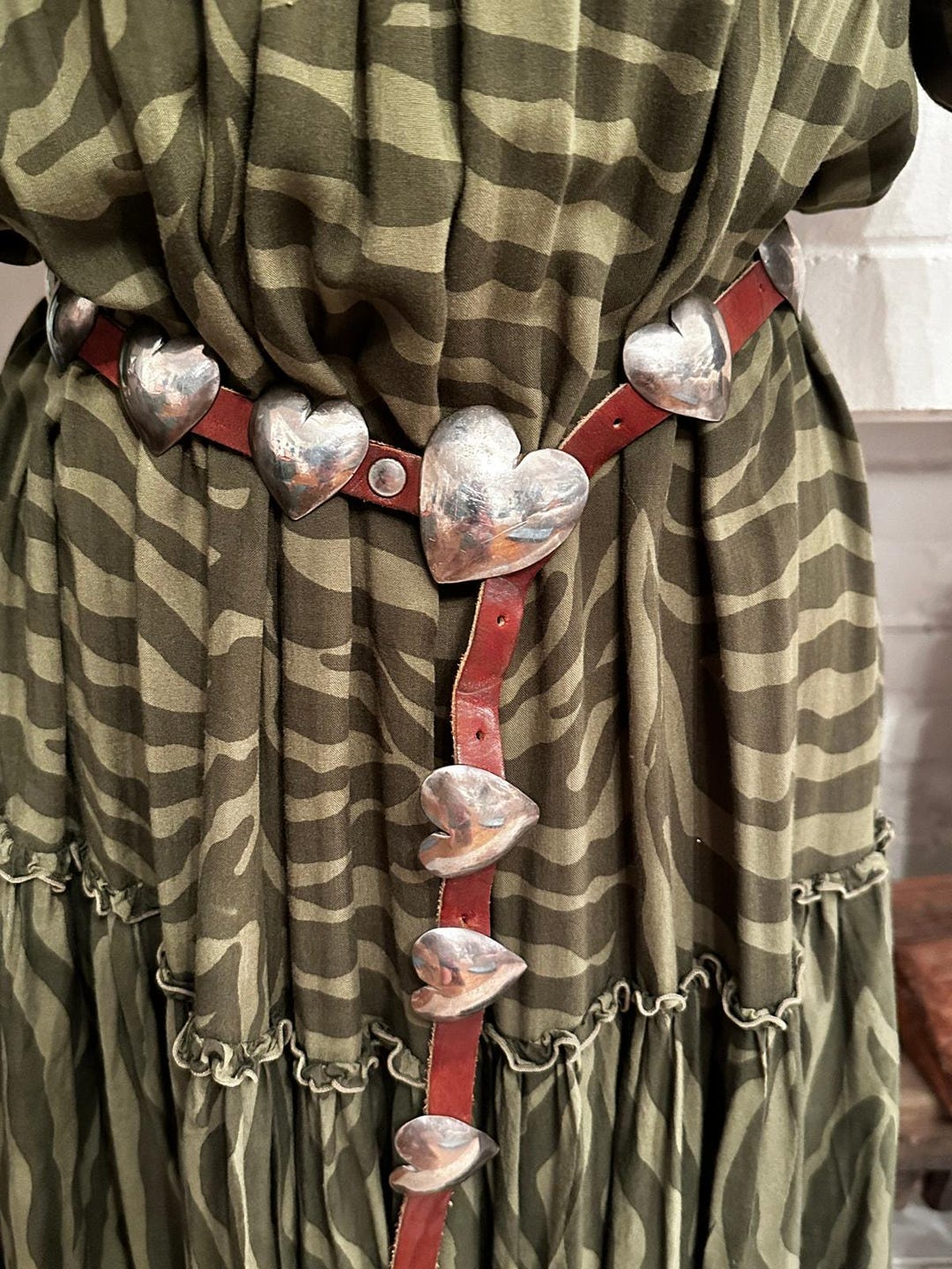 Mary Rita Padillo NAVAJO STERLING Silver Heart CONCHO Belt - Etsy