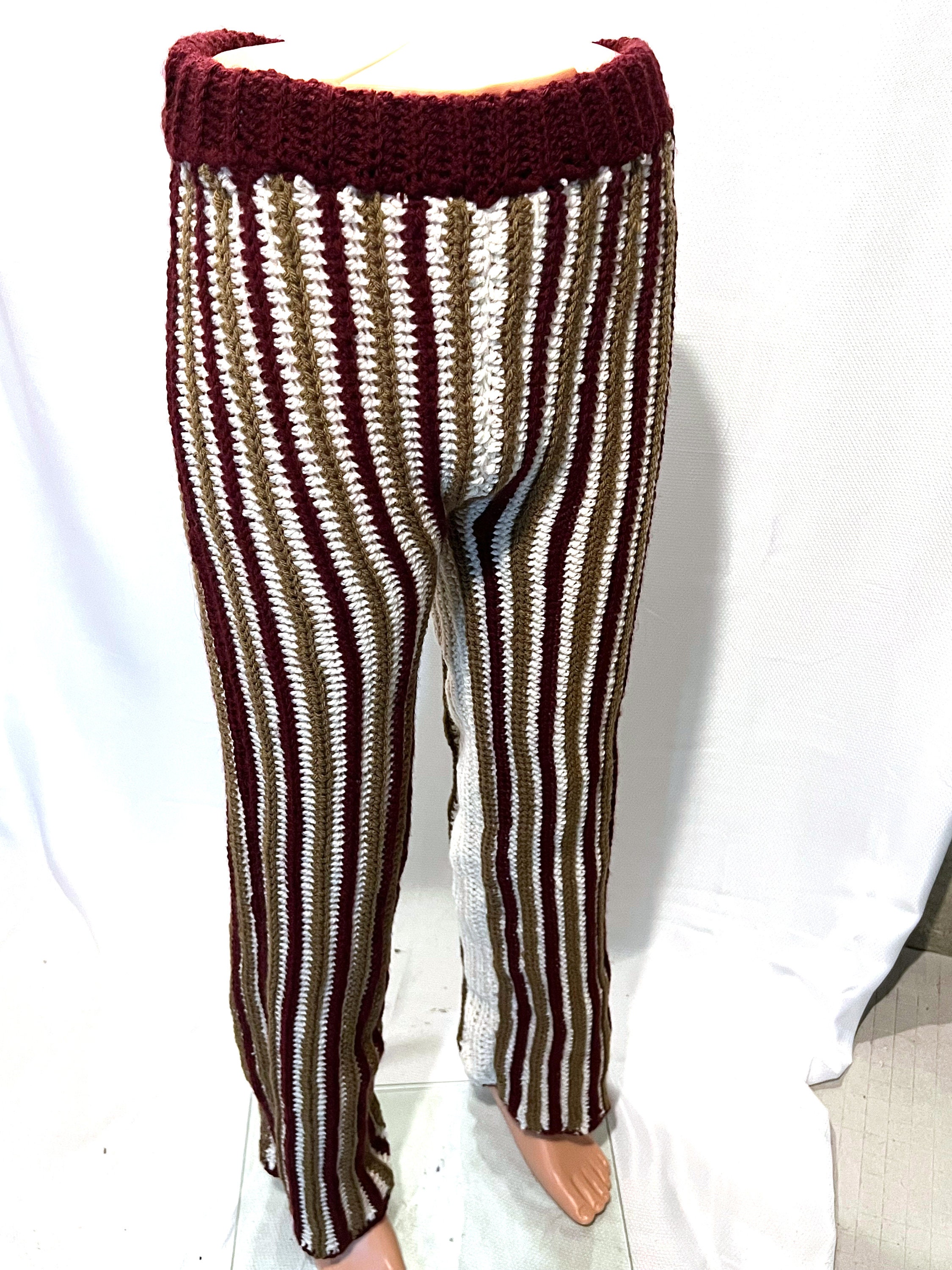 Crochet Pattern for Ribbed Men's Pants-crochet Pattern for Pants ...