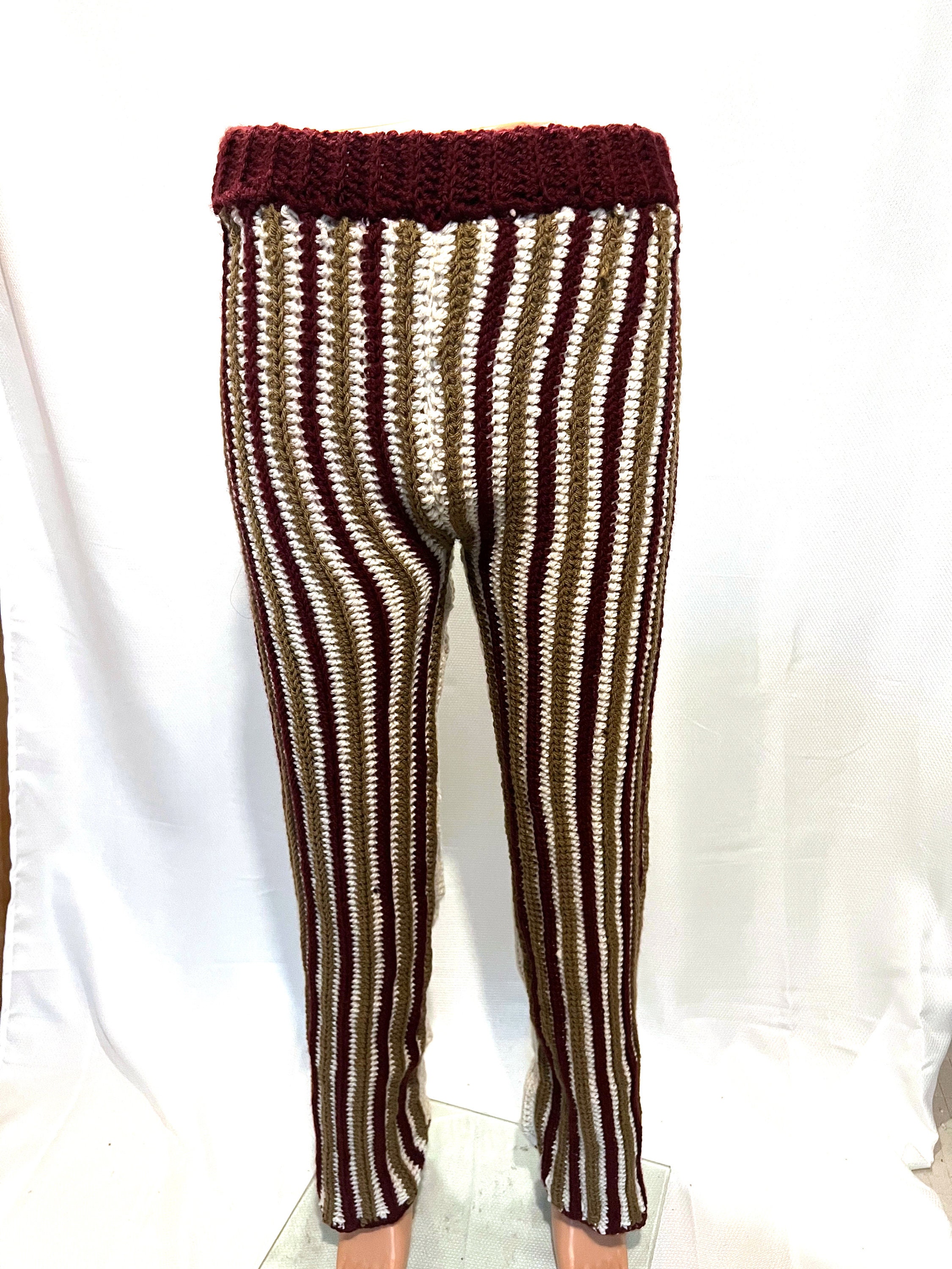 Crochet Pattern for Ribbed Men's Pants-crochet Pattern for Pants ...