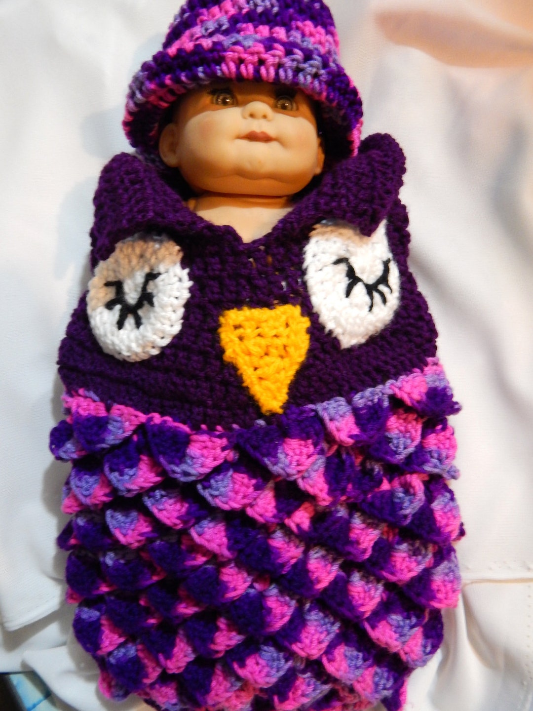 Crochet Pattern-cocoon Wrap-cocoon Wrap for Baby-baby Gift Set Crochet ...