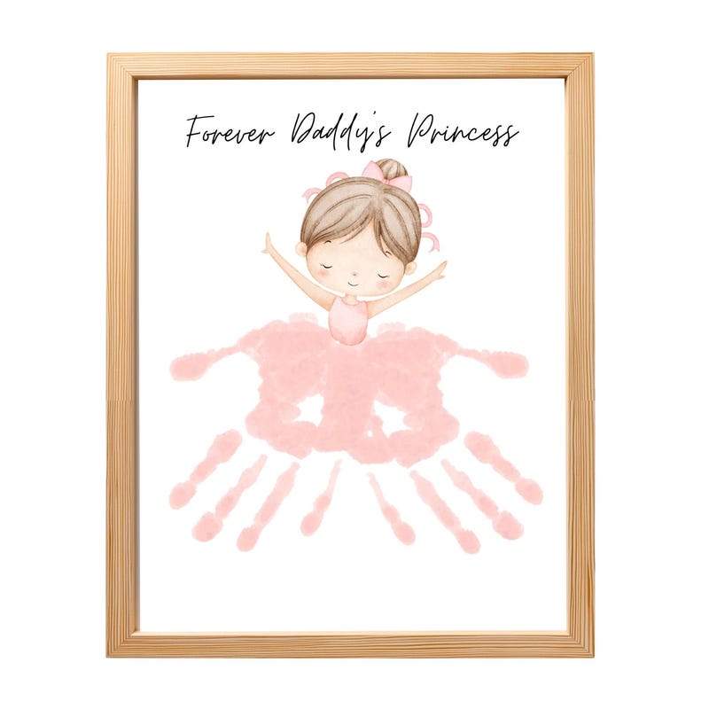 Ballerina Handprint - Etsy
