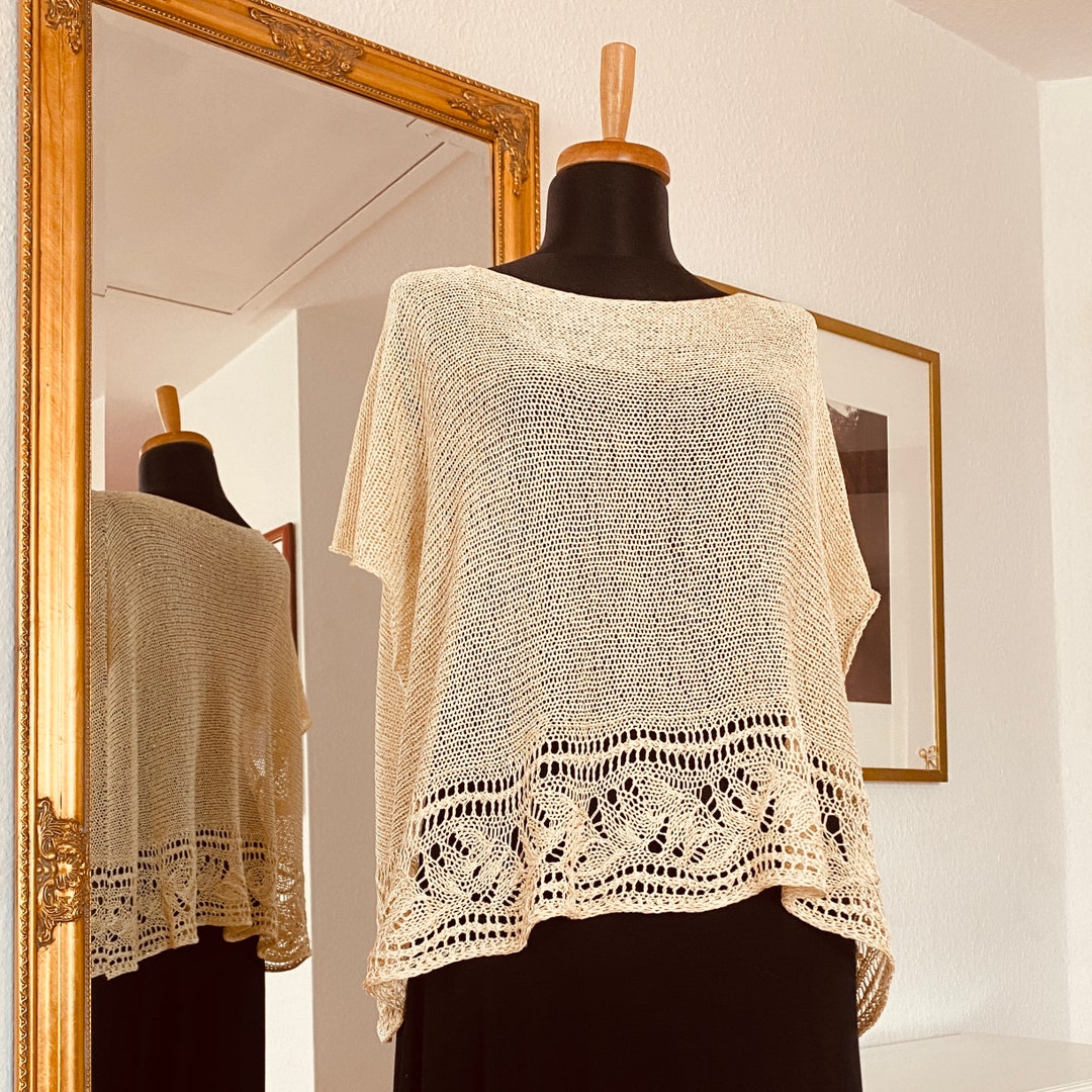 JADE Oversize Top Knitting Pattern (PDF) - Etsy