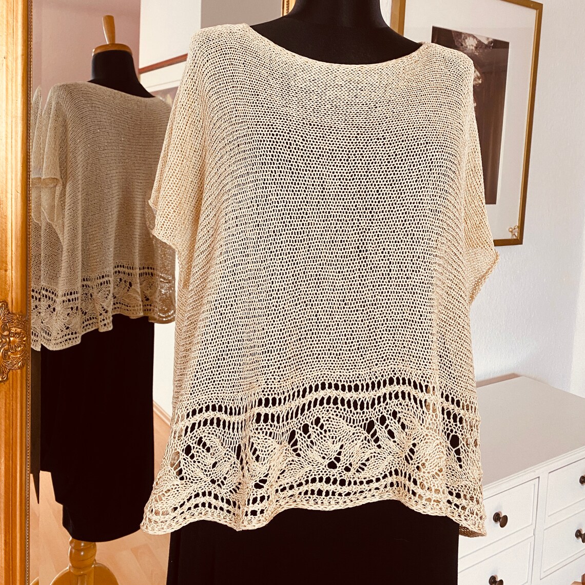 JADE Oversize Top Knitting Pattern PDF | Etsy