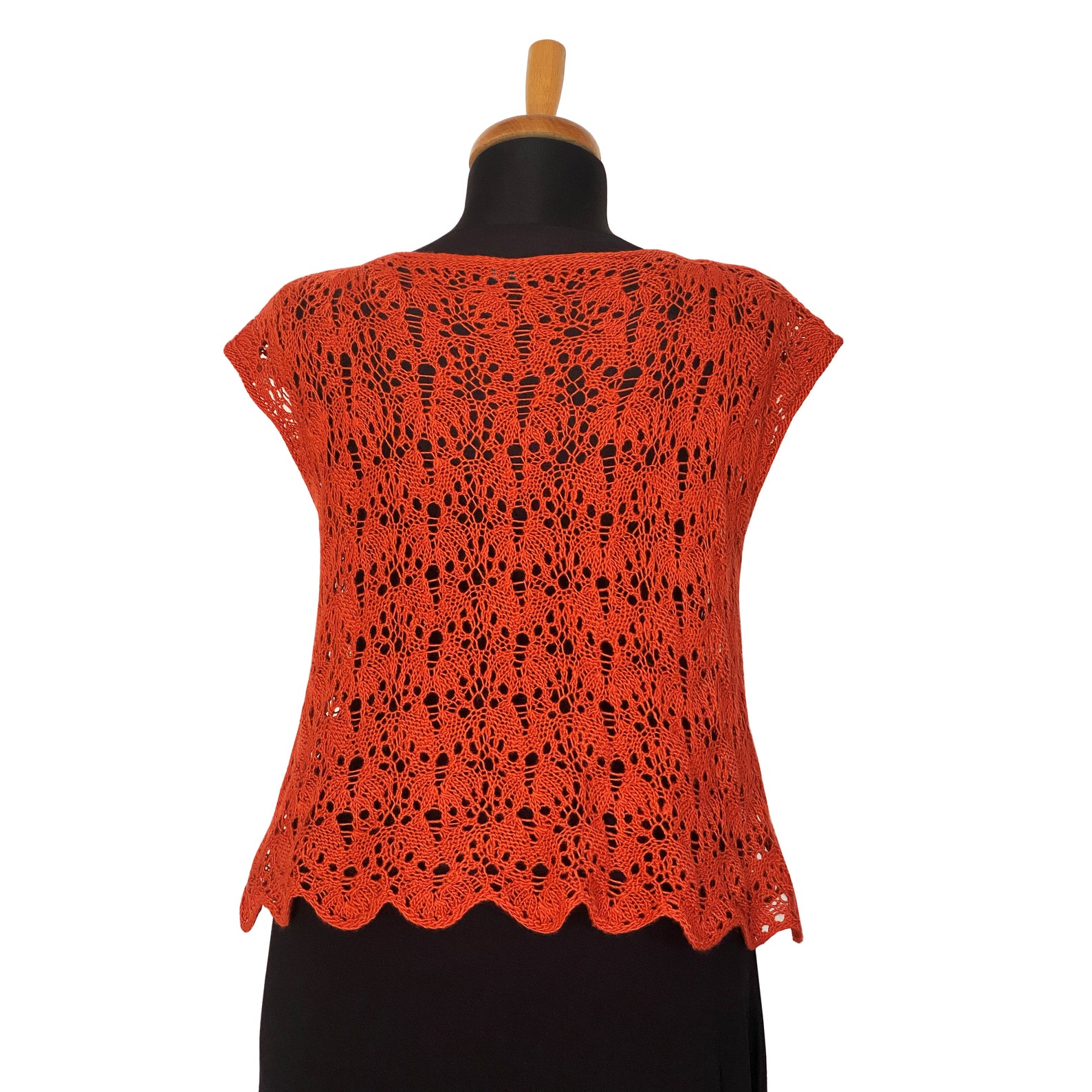 LOTUS Lacy Summertop Knitting Pattern (PDF) - Etsy