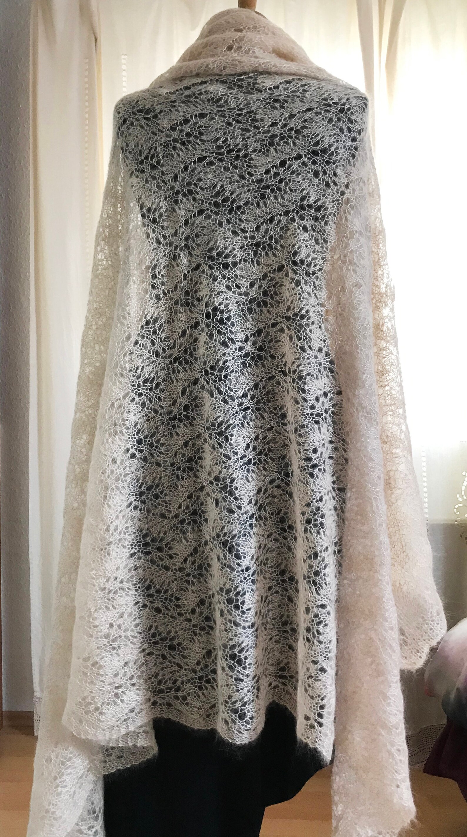 ANGEL Lace Stole Knitting Pattern PDF | Etsy