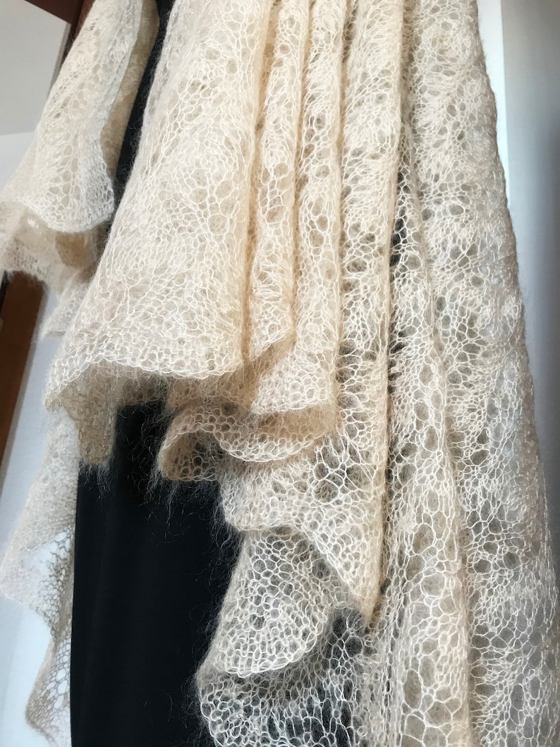 ANGEL Lace Stole Knitting Pattern (PDF) - Etsy