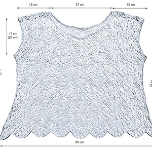 LOTUS Lacy Summertop Knitting Pattern (PDF) - Etsy