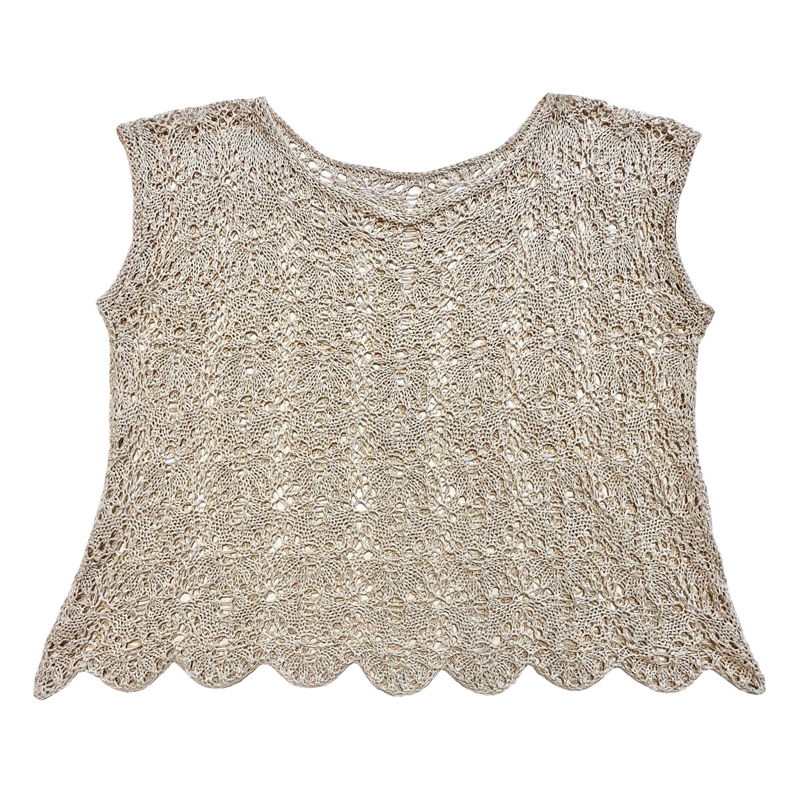 LOTUS Lacy Summertop Knitting Pattern (PDF) - Etsy