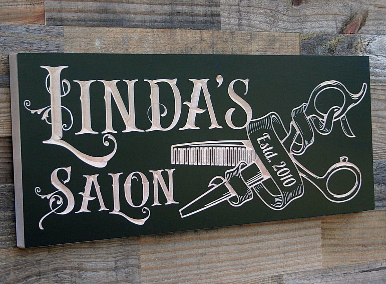 Hair Salon Sign Hair Stylist Sign Barber Shop Sign Custom - Etsy Sweden