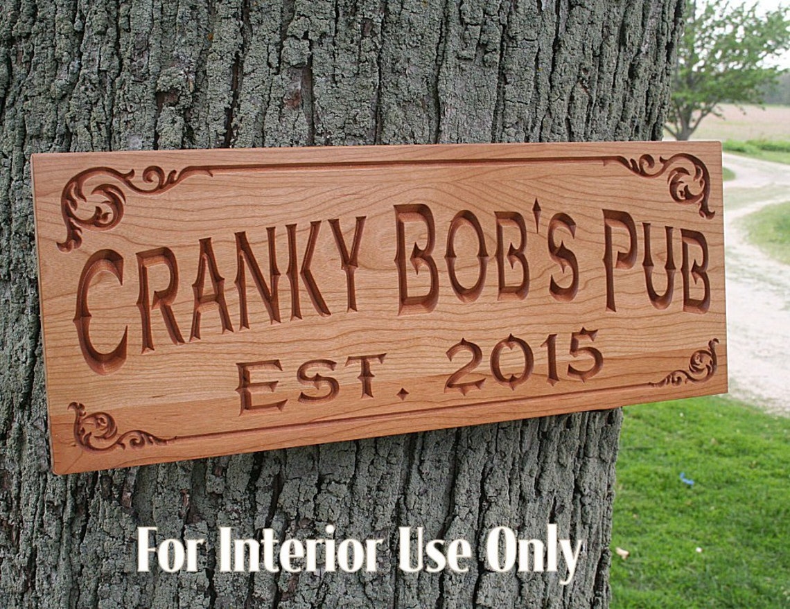 Craft Beer Sign Custom Bar Signs Personalized Pub Sign Guy Gift Custom ...