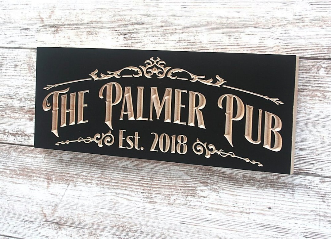 Custom Bar Sign Custom Pub Sign Craft Beer Sign Personalized Pub Sign ...