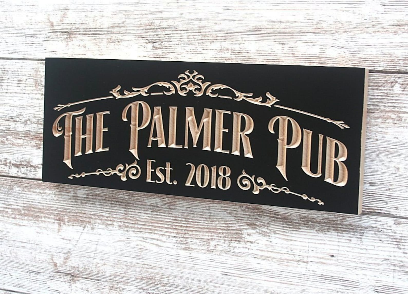 Custom Bar Sign Custom Pub Sign Craft Beer Sign Personalized | Etsy