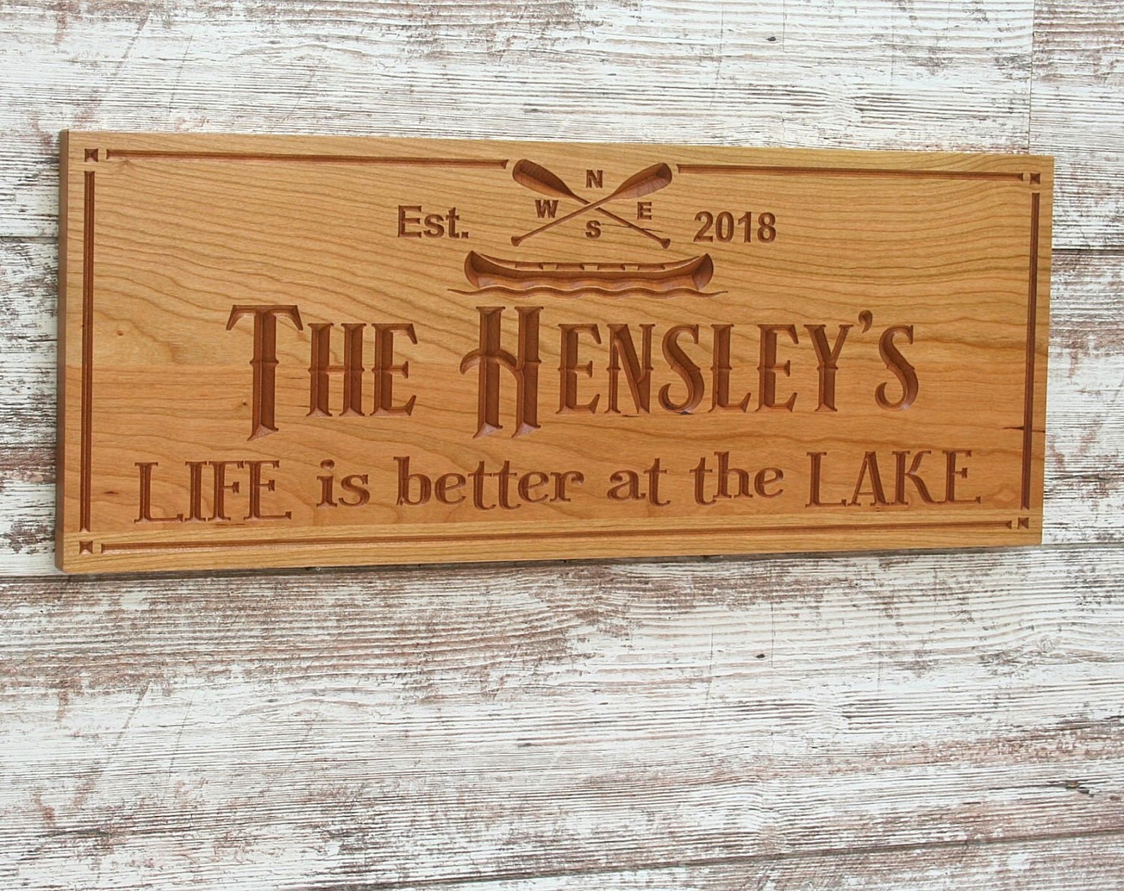 Sign for Lake House Cabin Sign Lakehouse Sign Lodge Decor Custom Lake ...