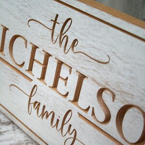 Personalized Family Sign New Home Gift Wood Sign Family Name Sign ...