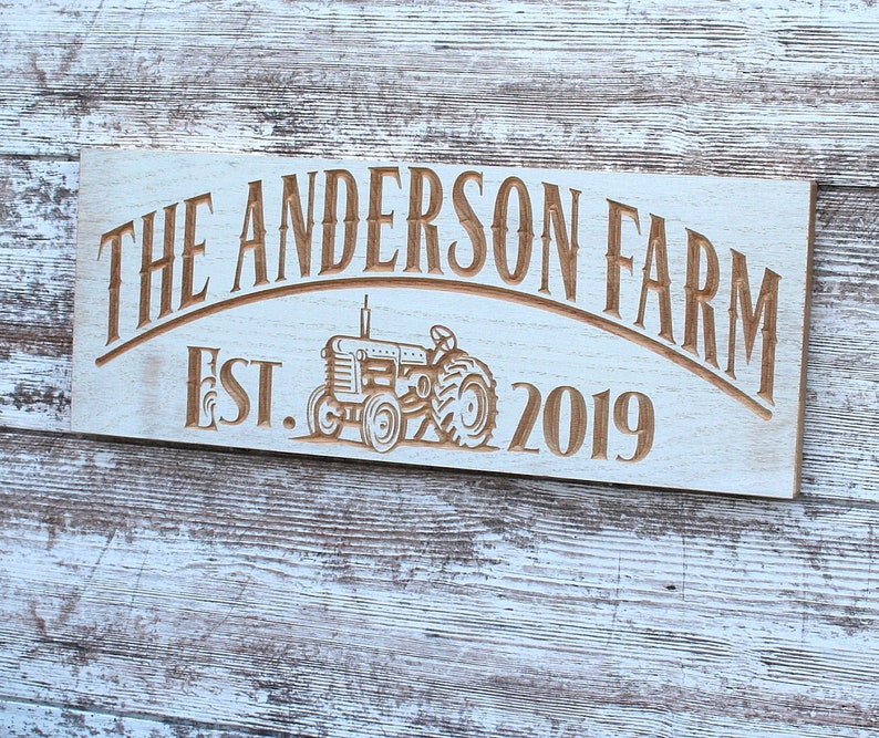 Family Farm Sign Custom Farmer Market Sign Family Ranch Sign With ...