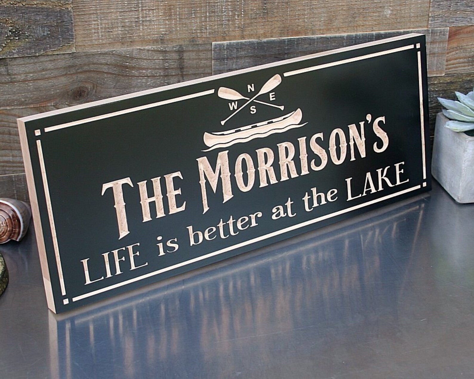 Sign for Lake House Cabin Sign Lakehouse Sign Lodge Decor Custom Lake ...