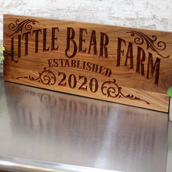Personalized Barn Signs - Etsy