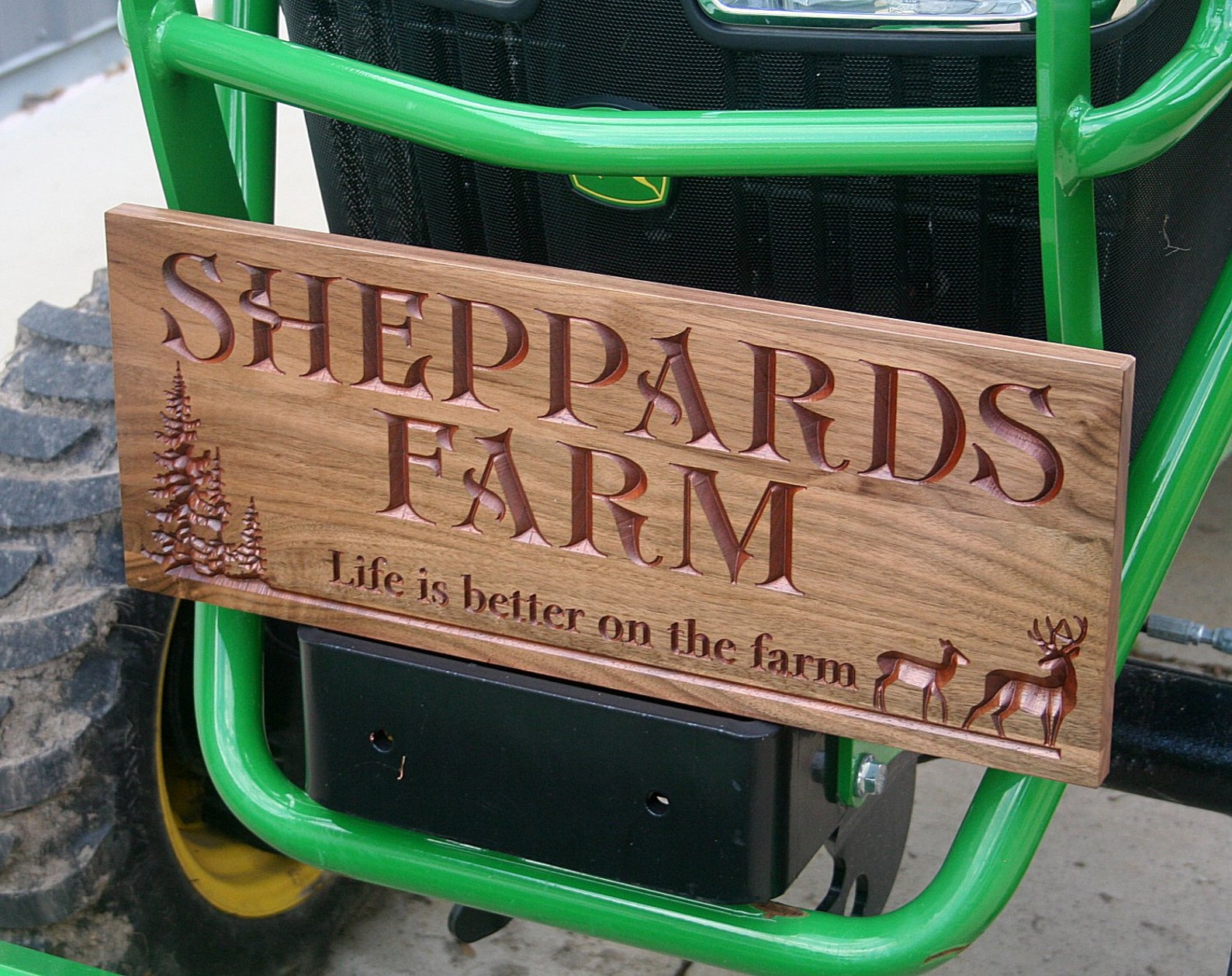 Personalized Farm House Sign Life is Better on the Farm Rustic Cabin ...