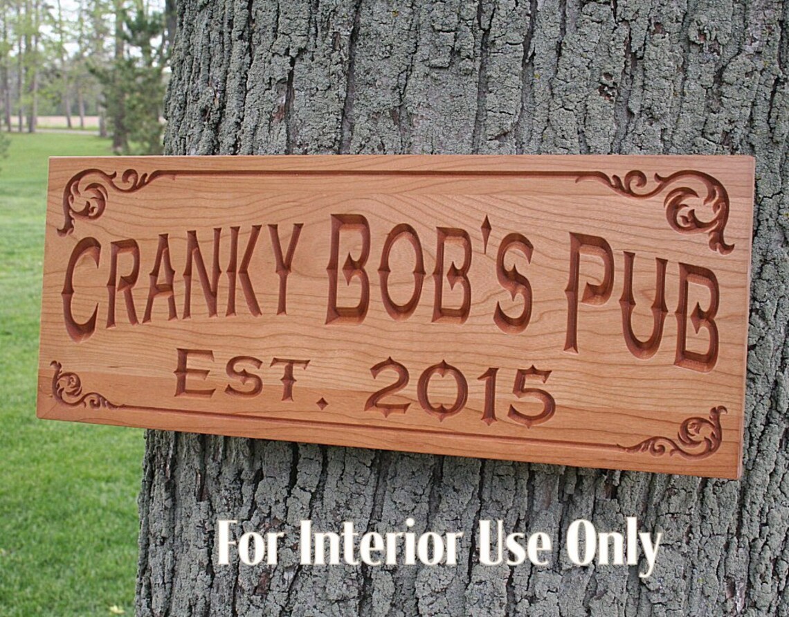 Craft Beer Sign Custom Bar Signs Personalized Pub Sign Guy Gift Custom ...