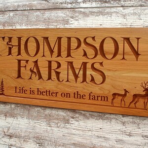 Personalized Farm House Sign Life is Better on the Farm Rustic Cabin ...