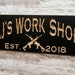 Gunsmith Room Sign Carved Wooden Sign Gifts for Hunters Man Cave Sign ...