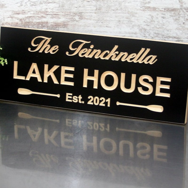 Wood Mountain House Signs - Etsy