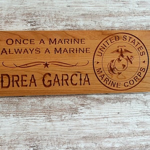Military Sign US Army Navy USMC Sign Custom Sign Personalized Wood Sign ...