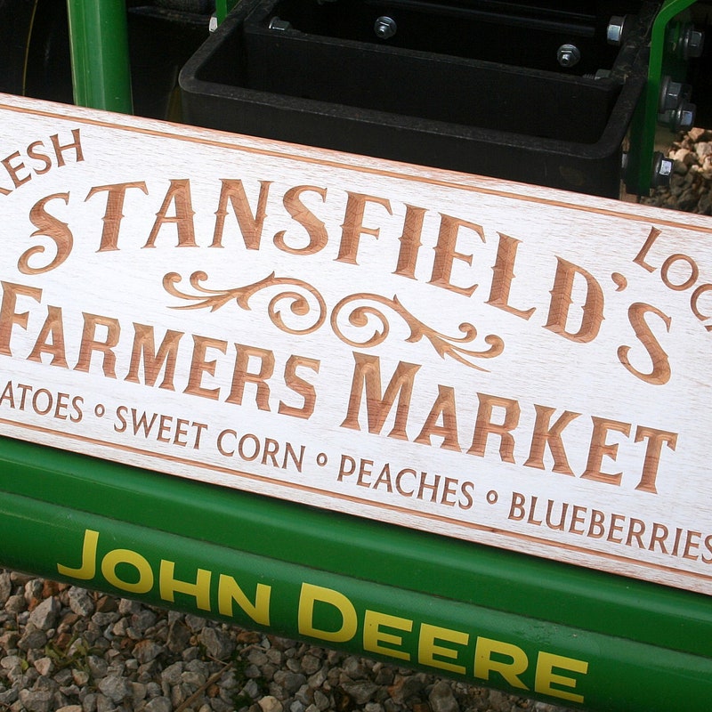 Farmers Market Metal Sign - Etsy