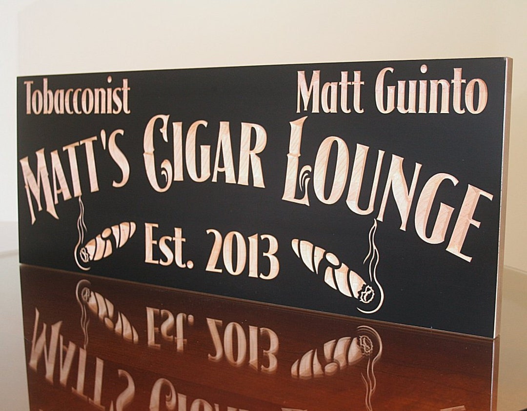 Cigar Bar Cigar Bar Signs Wedding Signs Bar Signs Wedding Sign Gift for ...