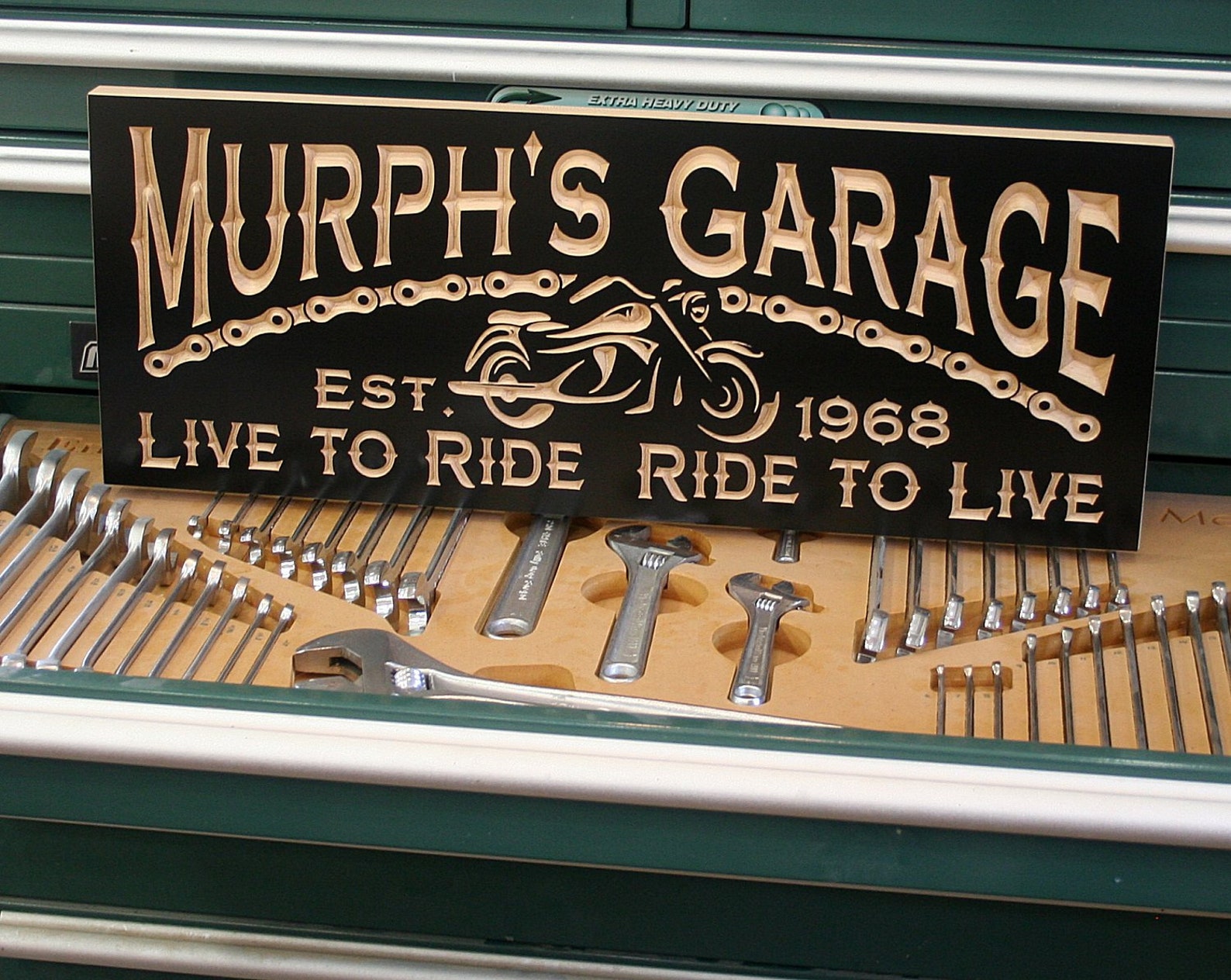 Biker Sign Home Pub Sign Groomsman Gift Motorcycle Garage | Etsy