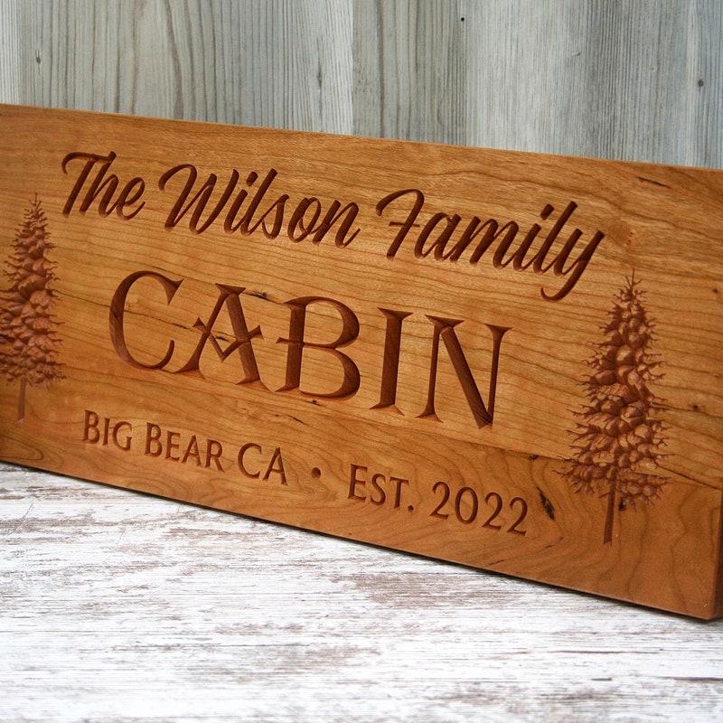 Custom Cabin Signs - Etsy