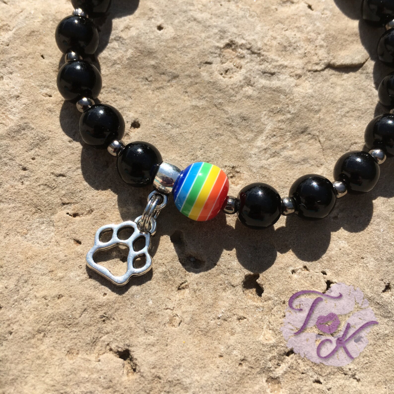 Pet Sympathy Gift, Rainbow Bridge Bracelet, Pet Loss Jewelry, Rainbow ...