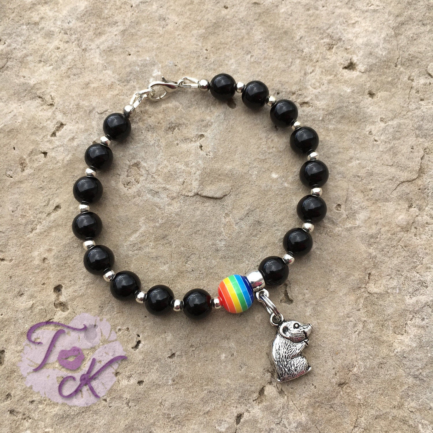 Hamster Rainbow Bridge Rainbow Bridge Bracelet Pet Loss - Etsy
