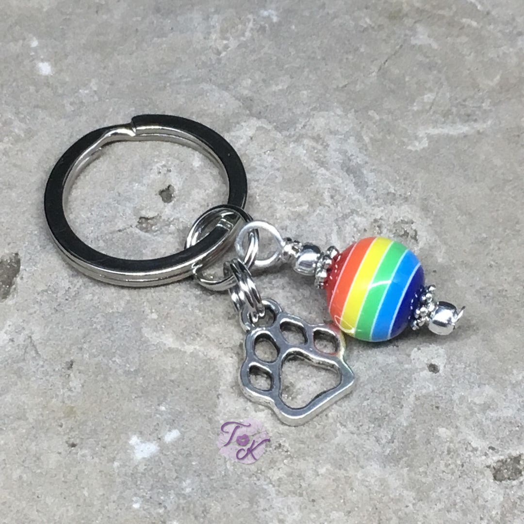 Rainbow Bridge Key Chain Memorial Key Chain Rainbow Bridge - Etsy
