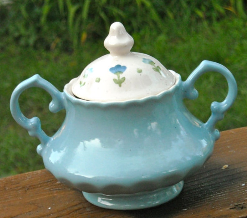 Metox Vernonware Cream and Sugar - Etsy