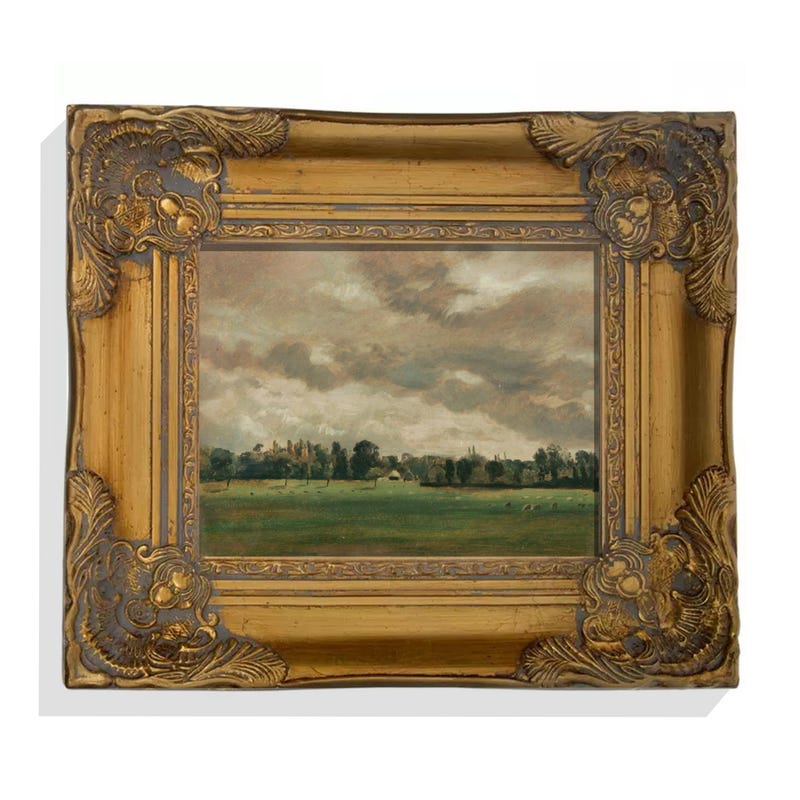 GoldFrameVintageArt - Etsy
