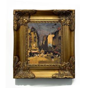 Paris Print Ornate Gold Picture Frame 8x10 Canvas Print France French ...