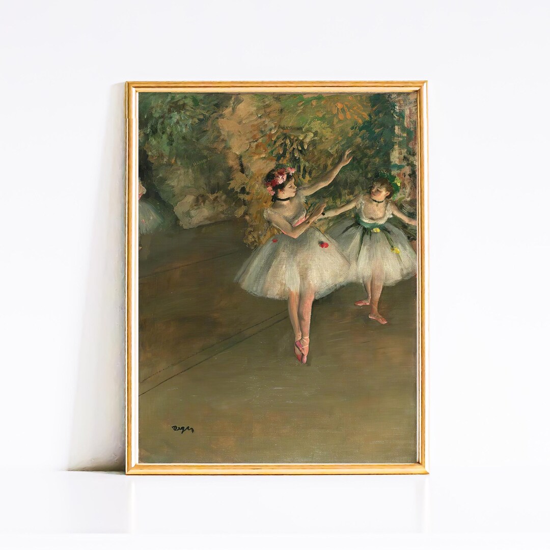 Ballet Core Home Decor Dance Art Coquette Room Decor Ballerina Degas ...