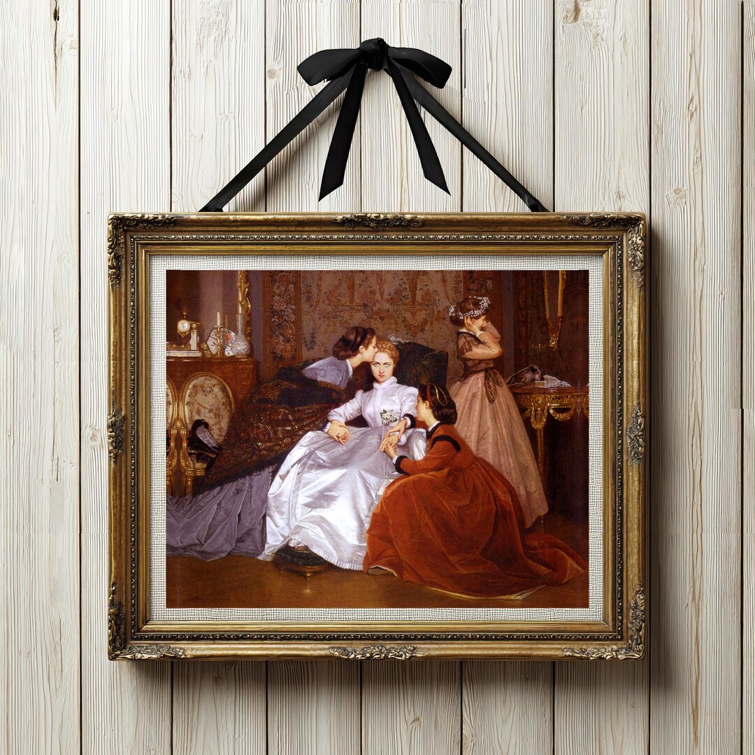 Bride Print Wall Art Printable Wall Art Digital Prints of Oil Painting ...