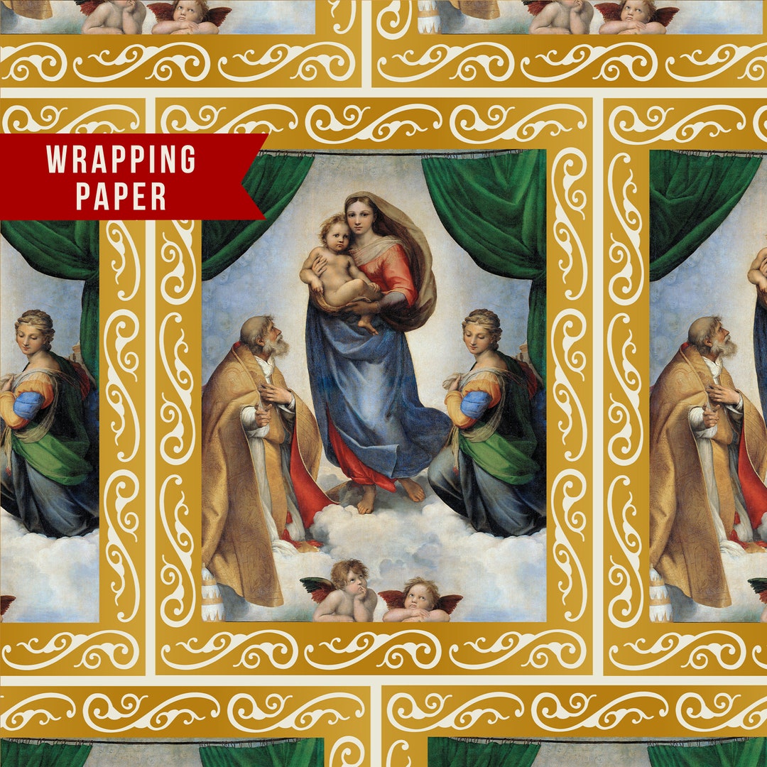 Baby Jesus Wrapping Paper Divino Nino Jesus Christian Wrapping - Etsy