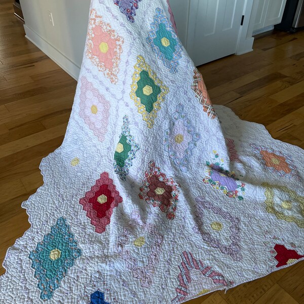 Pastel Quilt - Etsy